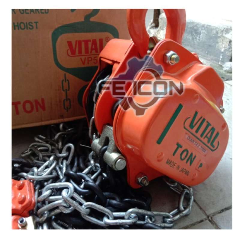 Promo Chain Block Vital 1 Ton X 10 M Takel Hand Chain Pulley Block