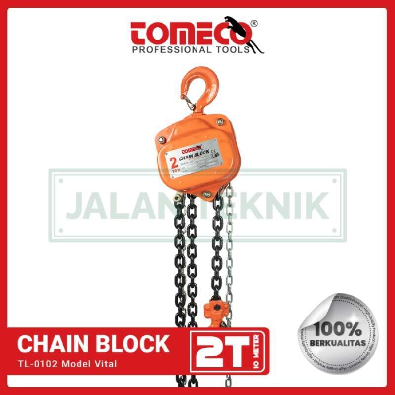 Promo Takel 2ton x 10m Chain Block Model Vital Tomeco TL0102 Diskon 23% ...