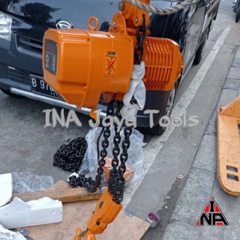 Promo Katrol Electric Chain Hoist 5 Ton x 12 Meter WeKa Germany Heavy ...
