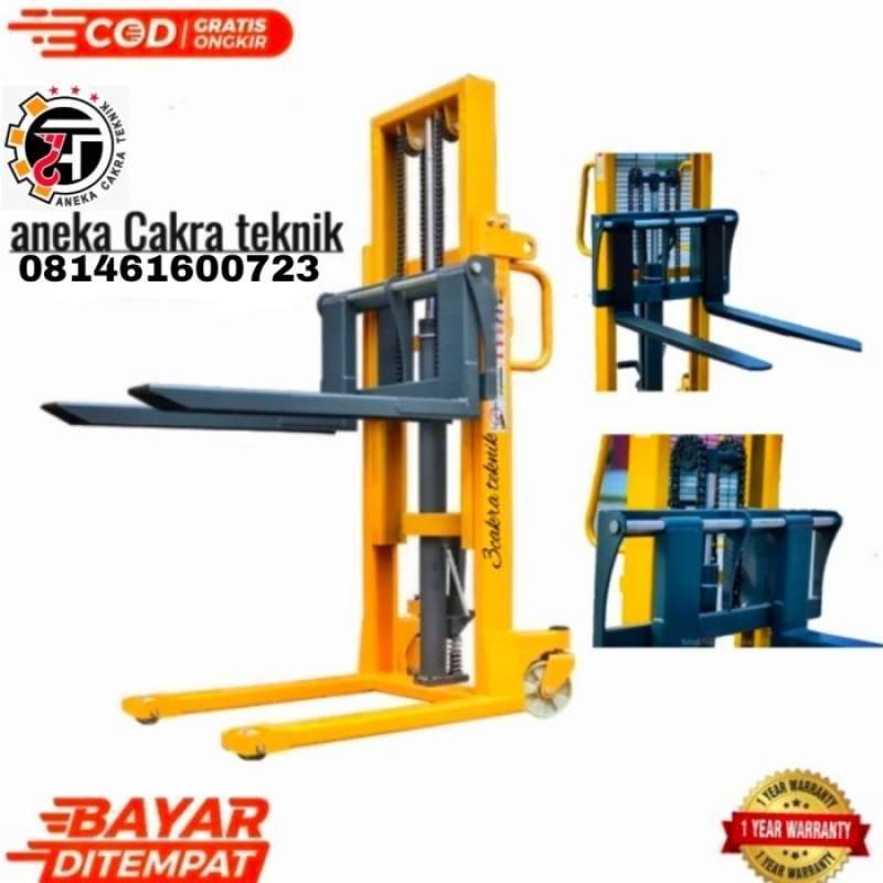 Promo HANDLIFT /HAND STACKER 1 TON Tinggi 1,6 Meter CARLIFT Diskon 23% di Seller Indah Purnama ...
