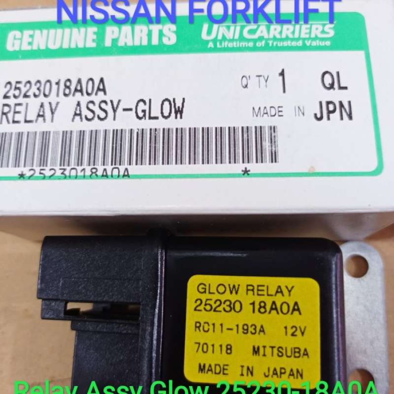 Promo Relay Assy Glow 25230-18A0A NISSAN FORKLIFT TD27 & QD32 ...