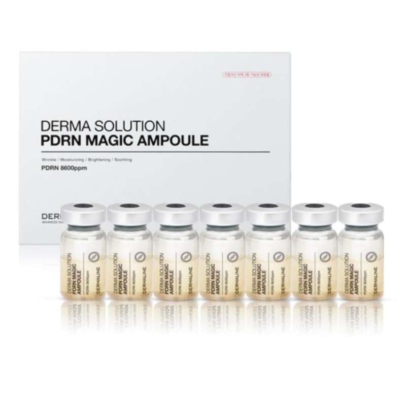 Promo DERMALINE DERMA SOLUTION MAGIC AMPOULE 7 X 5ml GRATIS CLEANSING ...