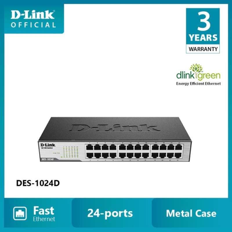 Promo Des-1024d 24-port 10/100 Unmanaged Switch Besi Fast Ethernet ...