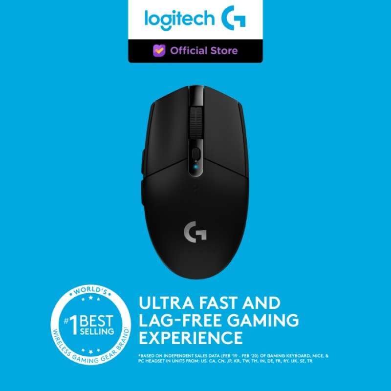 Promo Logitech G304 Lightspeed Mouse Gaming Wireless Sensor 12K DPI ...