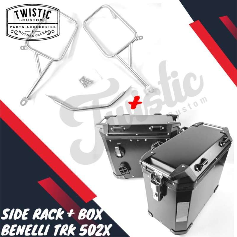Promo Side Box Samping Pannier Rack Bracket Motor Benelli Trk502X Trk ...