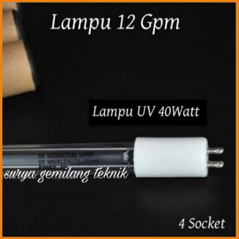 Promo Lampu Uv 12 Gpm 40w Lampu Uv Reverses Osmosis Diskon 23% Di ...