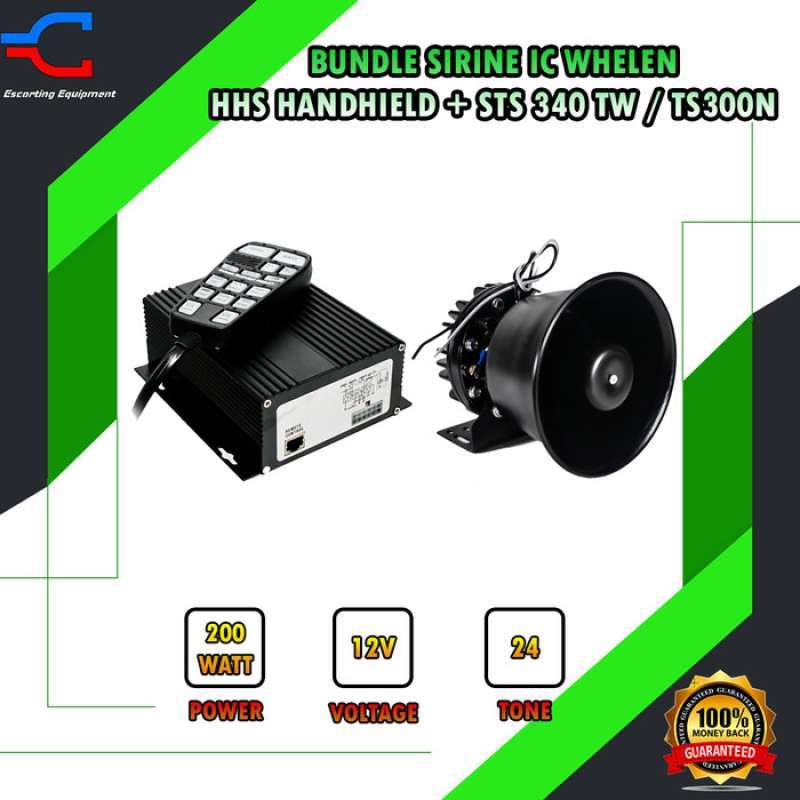 Promo [BUNDLE] Sirine IC Whelen HHS Remote / Handheld + Speaker Toa STS ...