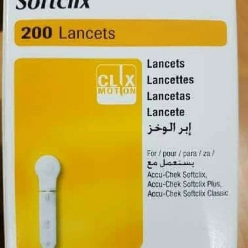 Promo Lancet Accu Check Isi 200 Softclick Jarum Accucheck Diskon 17% di Seller Mahanani Store 4 ...