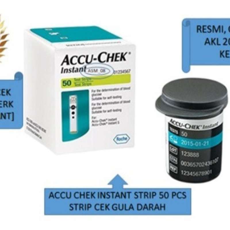 Promo Strip Accu Chek Instant 50 Pcs Diskon 17% Di Seller Mahanani ...