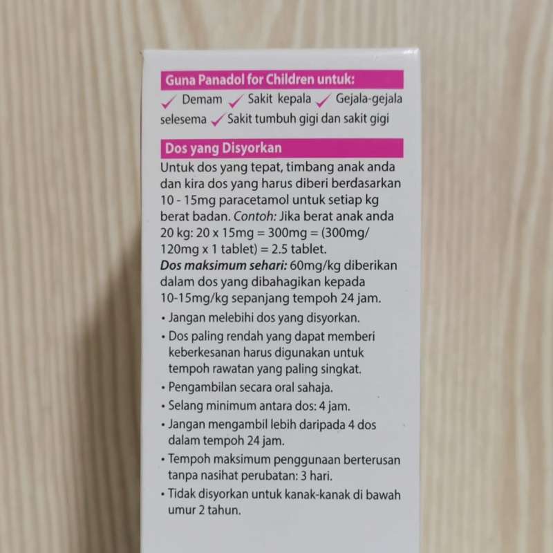 Jual Panadol Anak Kids Tablet Kunyah Chewable Kid Di Seller Happiest ...