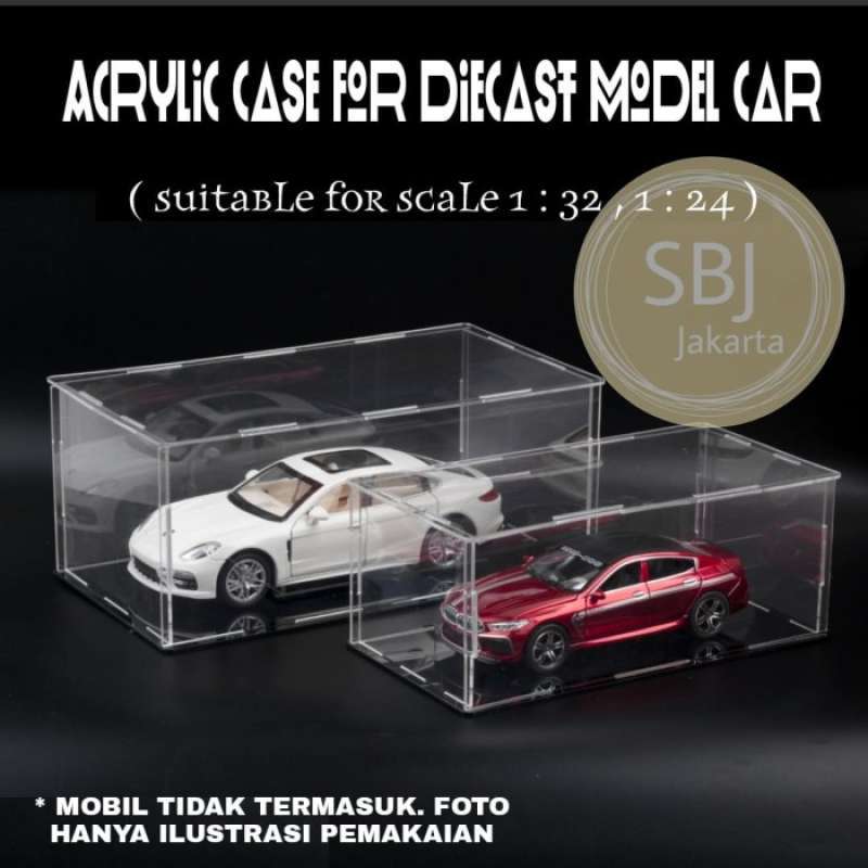 Jual Diecast Kotak Akrilik Fine Laser Cut Case / Kotak Display Diecast ...