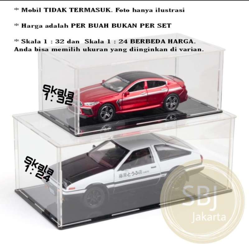 Jual Diecast Kotak Akrilik Fine Laser Cut Case / Kotak Display Diecast ...
