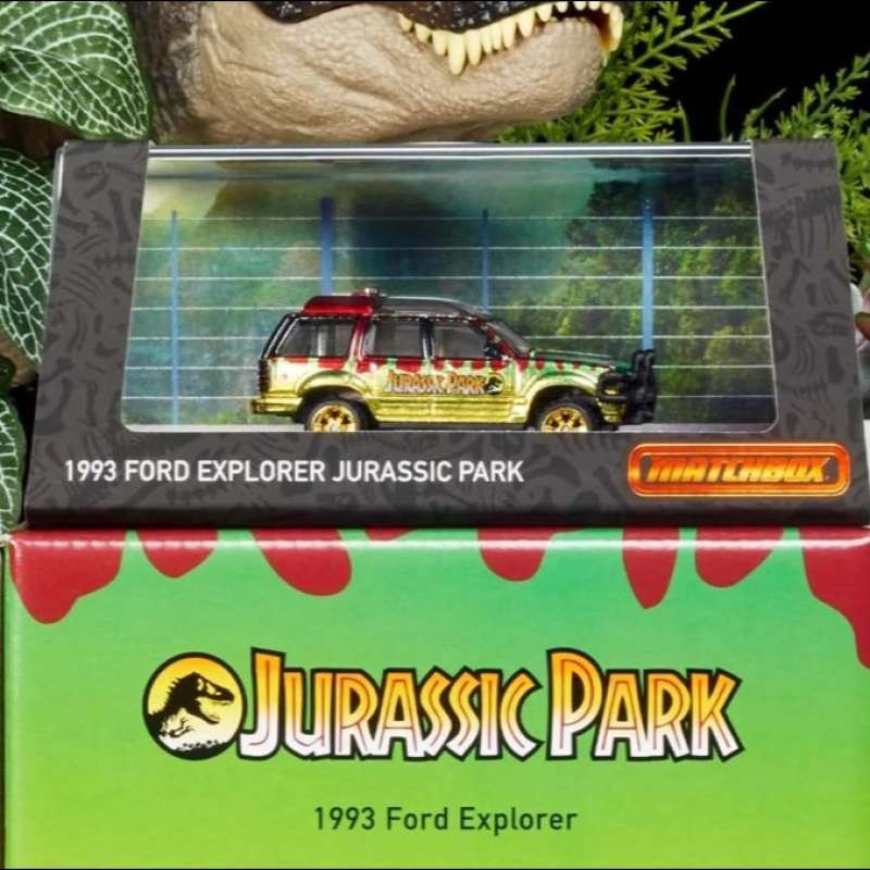Jual MATCHBOX Collectors 1993 FORD EXPLORER JURASSIC PARK di Seller ...