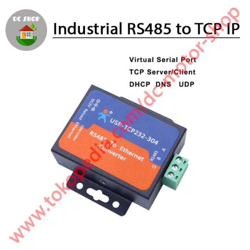 Promo Industrial Serial Rs422 Rs485 To Ethernet Tcp Ip Rj45 Converter Tcpip Diskon 23 Di Seller