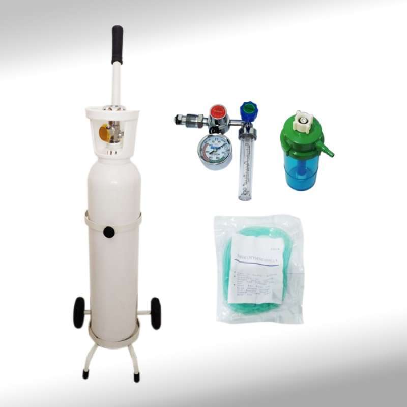 Jual Tabung Gas Oksigen 1m3 Lengkap Alat Pernapasan Di Seller Micmax ...