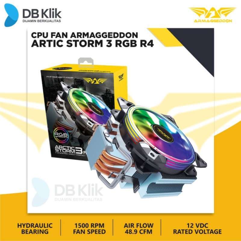 Promo CPU Fan Armaggeddon ARTIC STORM 3 RGB R4 - Fan Armageddon ARTIC ...
