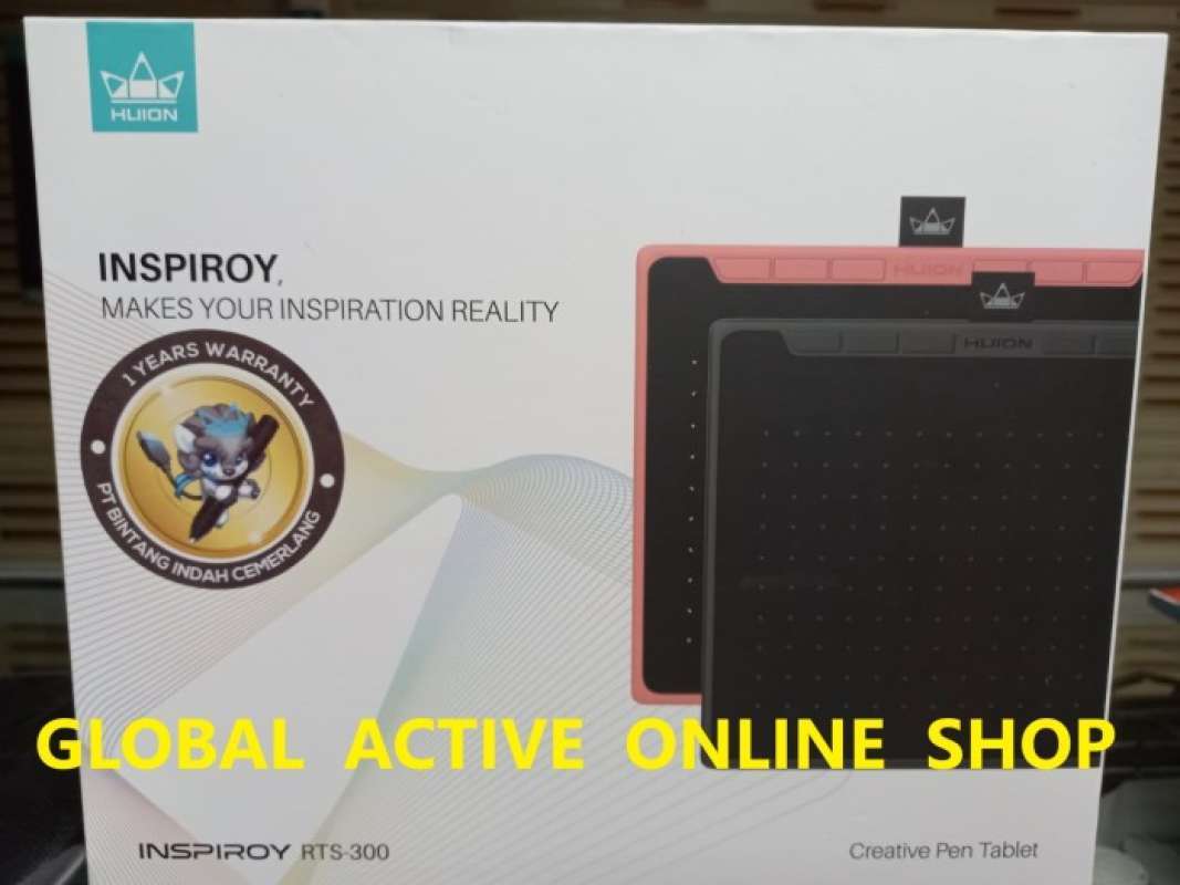 Promo Huion RTS-300 Pen Tablet Drawing H642 Grs Resmi RTS300 pengganti ...
