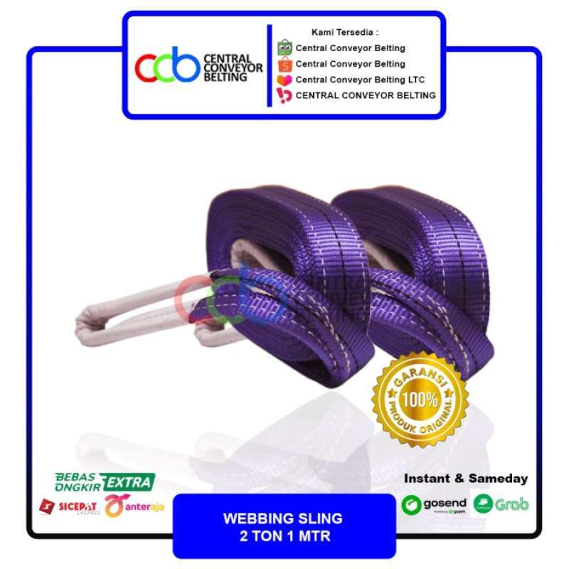 Promo WEBBING SLING UNGU Diskon 23% di Seller Meepo - Tegal Alur, Kota Jakarta Barat | Blibli