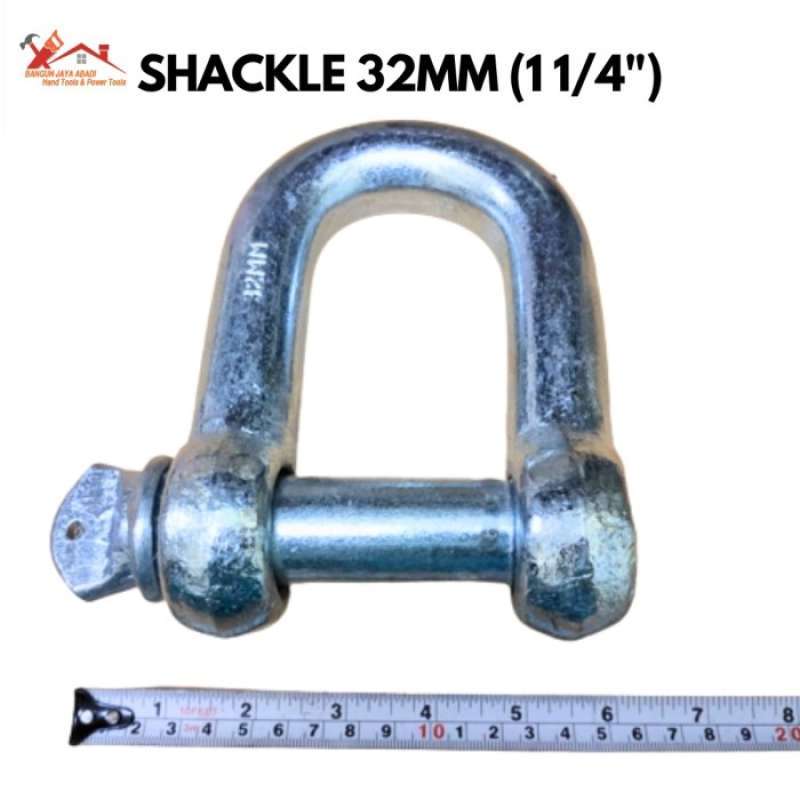 Promo SEGEL OMEGA D M32 / BOW SHACKLES 32 MM / SAMBUNGAN RANTAI BESI 1 ...