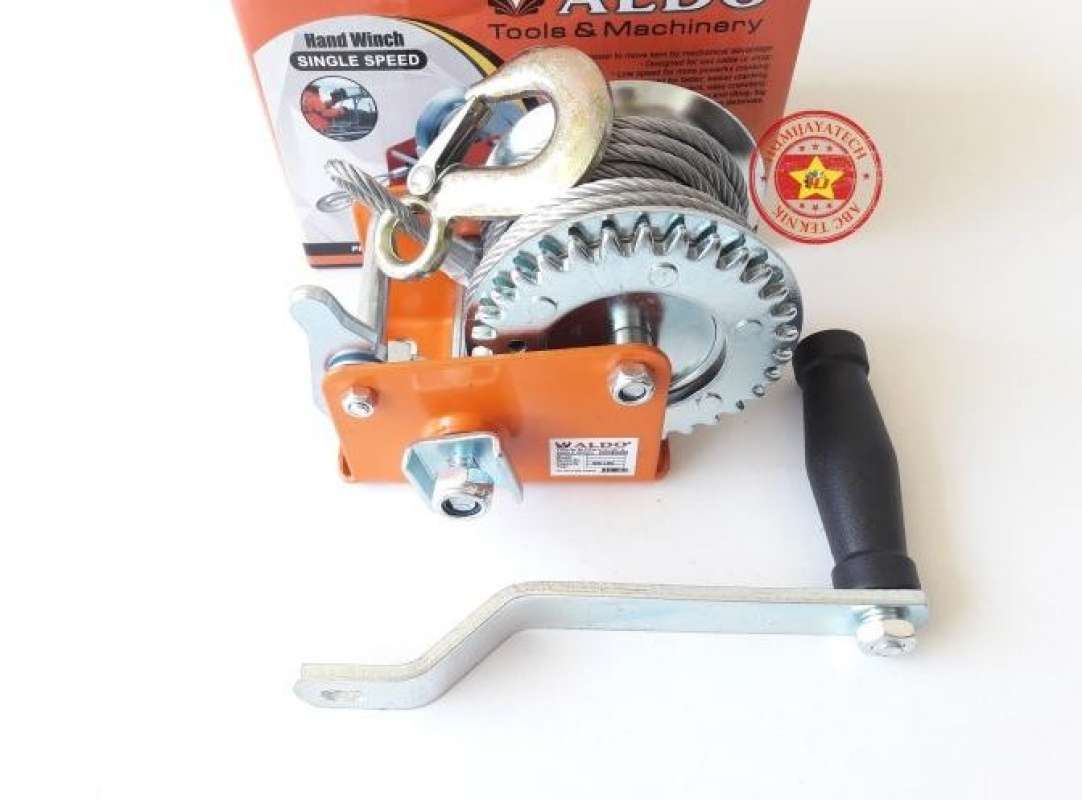 Promo Hand Winch 800Lbs Set Aldo / Hand Winch Lengkap 800Lbs / Katrol ...