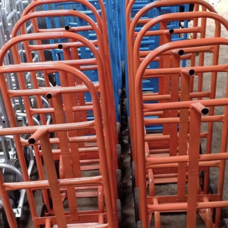 Promo Troli Troly Trolley Barang 300Kg + Siku Di Depan Pipa Best Seller ...