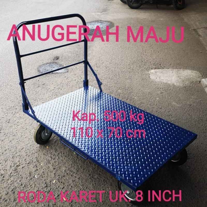 Promo Handtruck Bordes 500 kg/Troli Angkut Barang/Trolley Bordes 70x110 ...