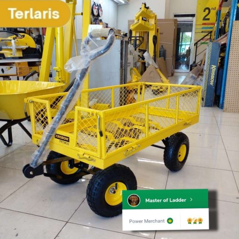 Promo Krisbow Troli Trolley Gerobak Dorong Barang 300 Kg Diskon 23% Di ...