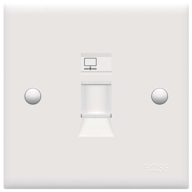Promo Boss B31cat5 1 Gang Rj45 Cat5e Data Outlet W/ Shutter Diskon 23% ...