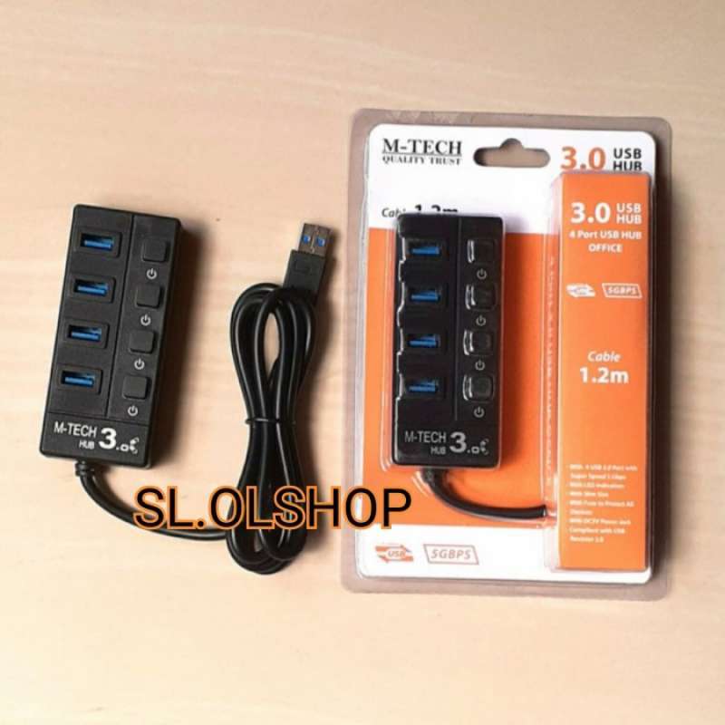 Promo Usb 3,0 Hub 4 Prot M-tech On/of Usb Hub Diskon 23% Di Seller Primastore - Kebon Kacang ...