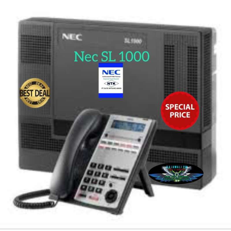 Jual Ip4ww-1632m-a Ksu Nec Sl1000 Ip Pabx (4 Line 8 Ext) Hybrid Max 128 Ext Di Seller Kuniy ...