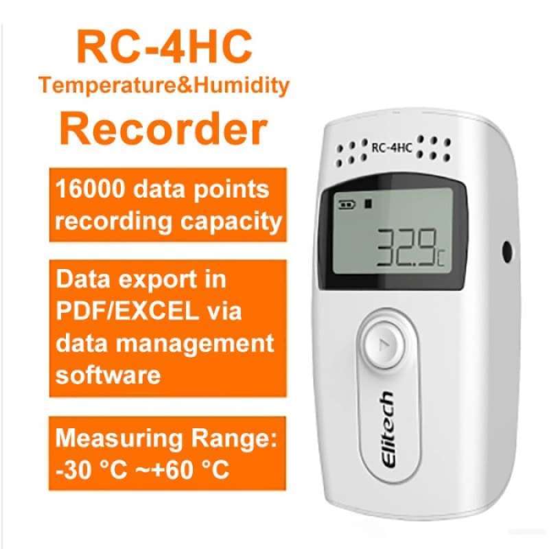 Promo Elitech RC-4HC Data Logger Humidity Temperature RC4-HC RC4HC ... Promo Elitech RC-4HC Data Logger Humidity Temperature RC4-HC RC4HC ...
