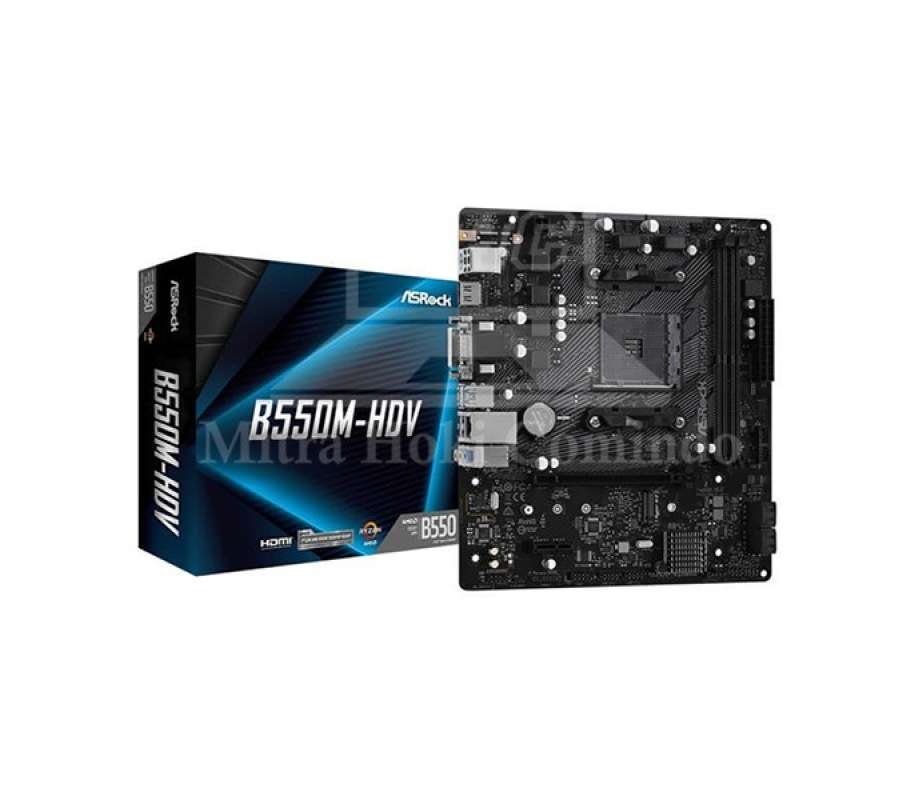Jual MAINBOARD / MOTHERBOARD ASROCK B550M-HDV - AM4 di Seller HOKI ...