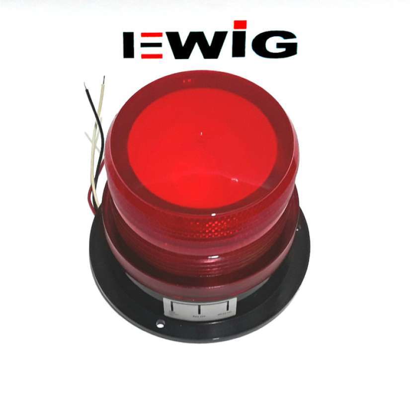 Promo ROTARY LAMP LED 4 MERAH 12VDc/24VDc MAGNET khusus buat di mobil ...