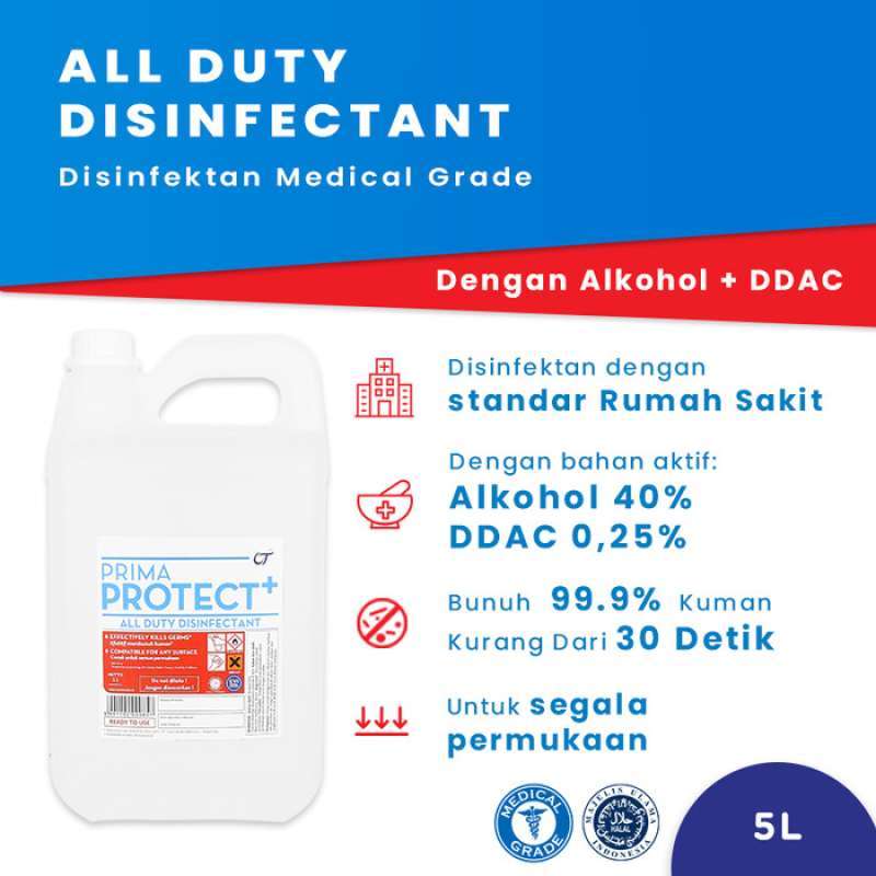 Jual Prima Protect+ All Duty Disinfectant 5l Di Seller Makmur Sentosaa ...
