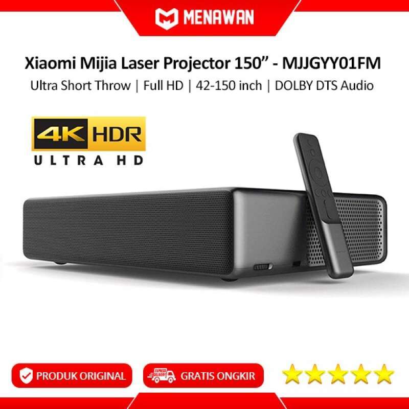 Promo Xiaomi Mi Laser Projector TV 4K 150 Wemax Proyektor Ultra Short ...