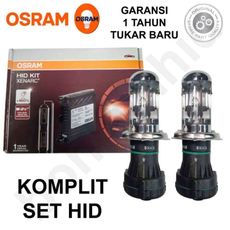 Promo Lampu Hid Mobil Osram Xenarc H4 6000k (osram Genuine) Diskon 1% Di Seller Adelio ...