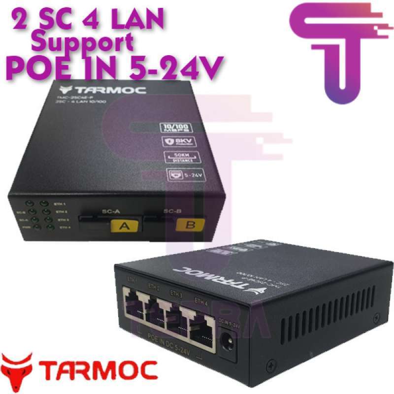 Promo Media Converter Ethernet Fiber Switch FO 2 SC 4 LAN 10/100 Diskon 23% di Seller Hexana ...