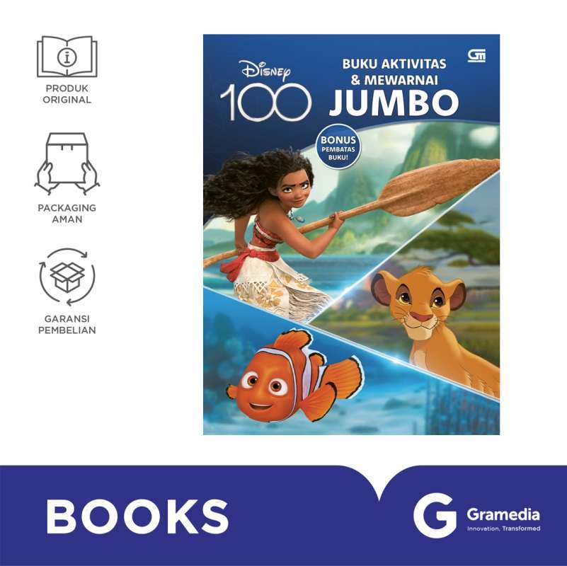 Jual Disney 100 Buku Aktivitas Dan Mewarnai Jumbo di Seller Gramedia ...