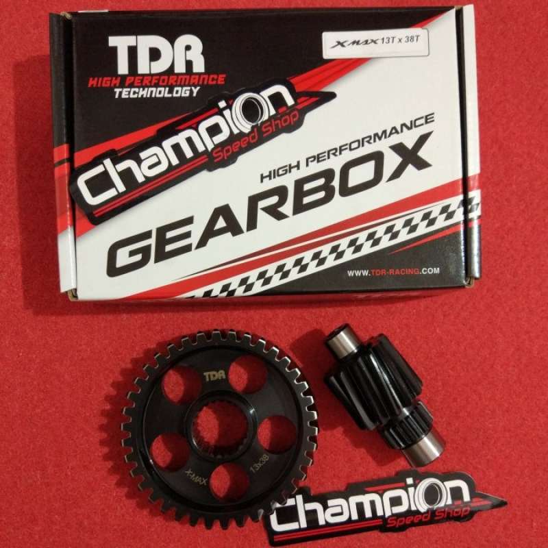 Promo Gear Ratio Set Tdr Racing 13T X 38T Yamaha Xmax 250 Diskon 17% di ...