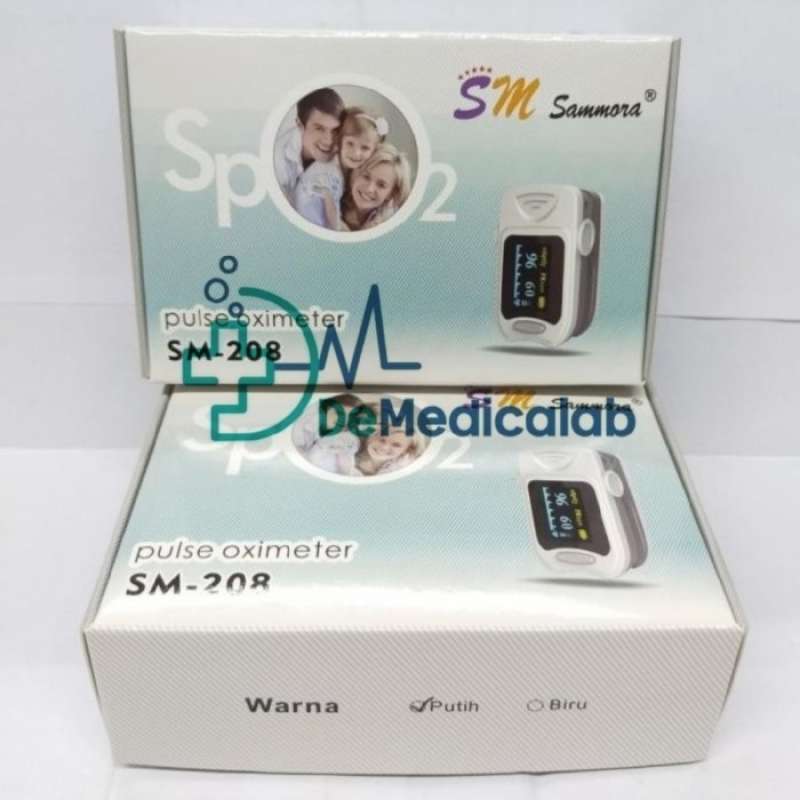 Promo Pulse Oximeter Samora Oxymeter Spo2 Alat Ukur Saturasi Oksigen O2 ...
