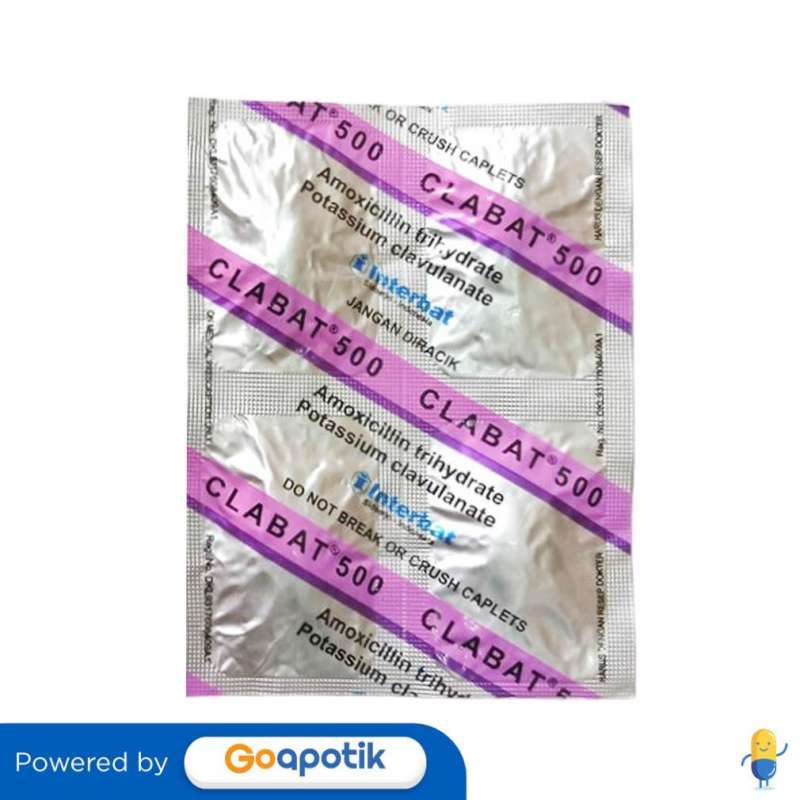 Jual Clabat 500 Mg Strip 4 Kaplet Di Seller Apotek Alesha Farma ...