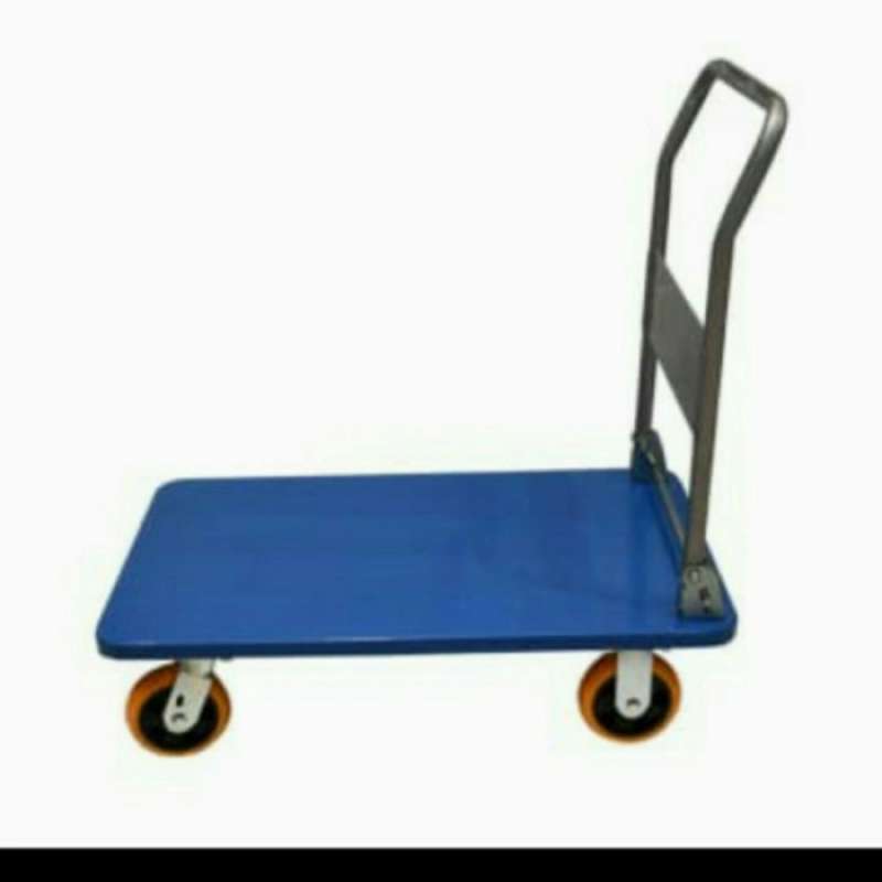 Promo Krisbow Troli Barang 1100 Kg - Biru Trolley Platform Hand Truck ...