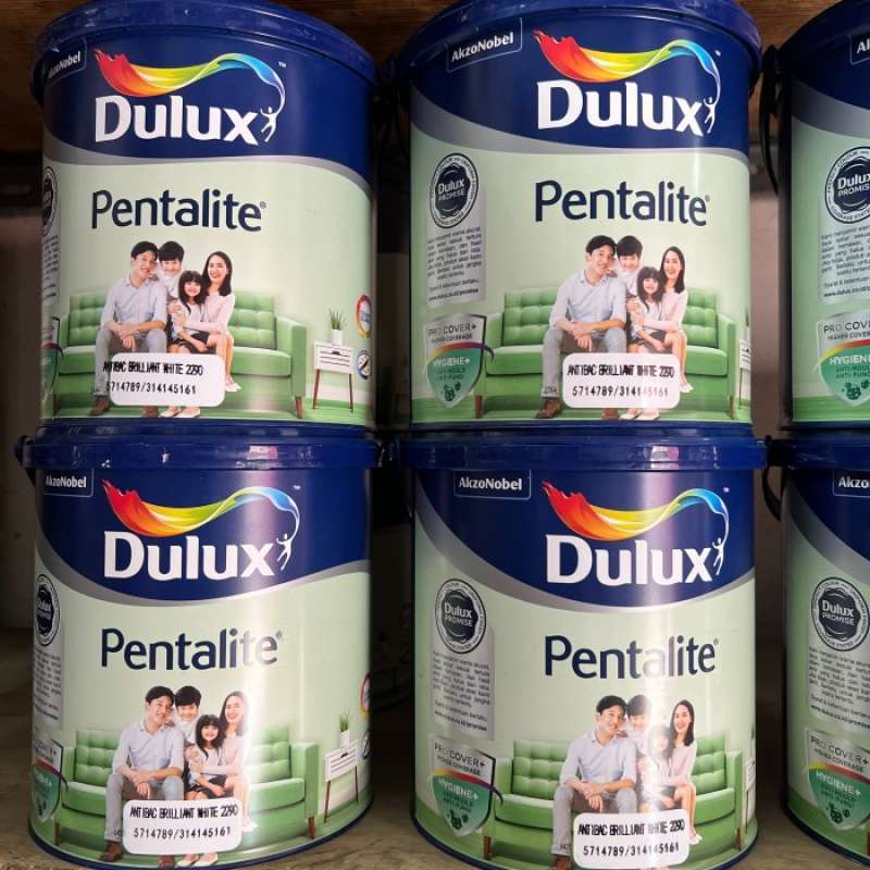 Jual Dulux Pentalite Brilliant White Kemasan 2,5 Liter / Cat Dulux ... Jual Dulux Pentalite Brilliant White Kemasan 2,5 Liter / Cat Dulux ...