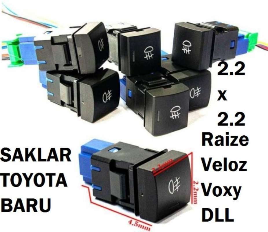 Jual Switch Saklar Tombol Lampu Drl Projie Zenix Raize Rocky Veloz ...