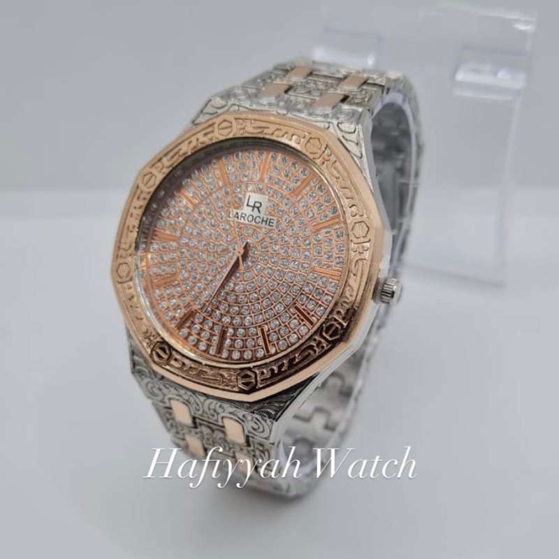 Jual FREE BOX !!! JAM TANGAN WANITA DAN PRIA MODEL PERSEGI ENAM LAROCHE ...