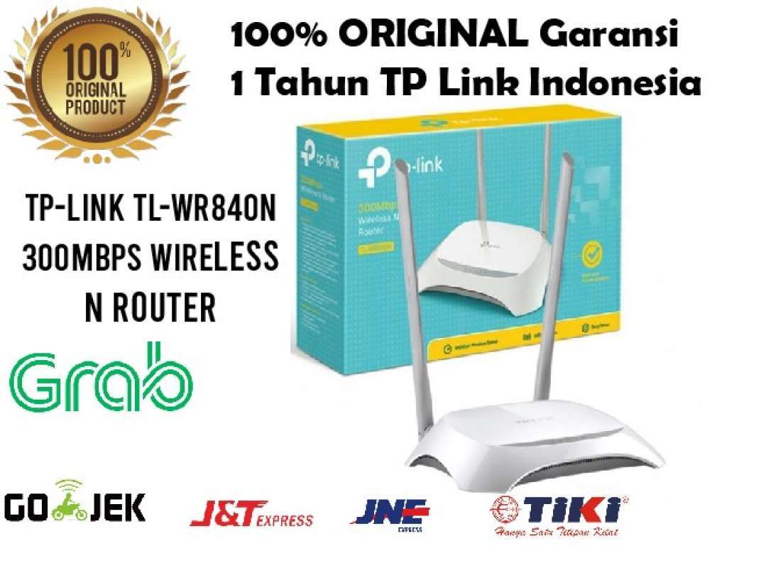 Promo TP-Link TL-WR840N 300Mbps Wireless N Router Diskon 23% di Seller ...