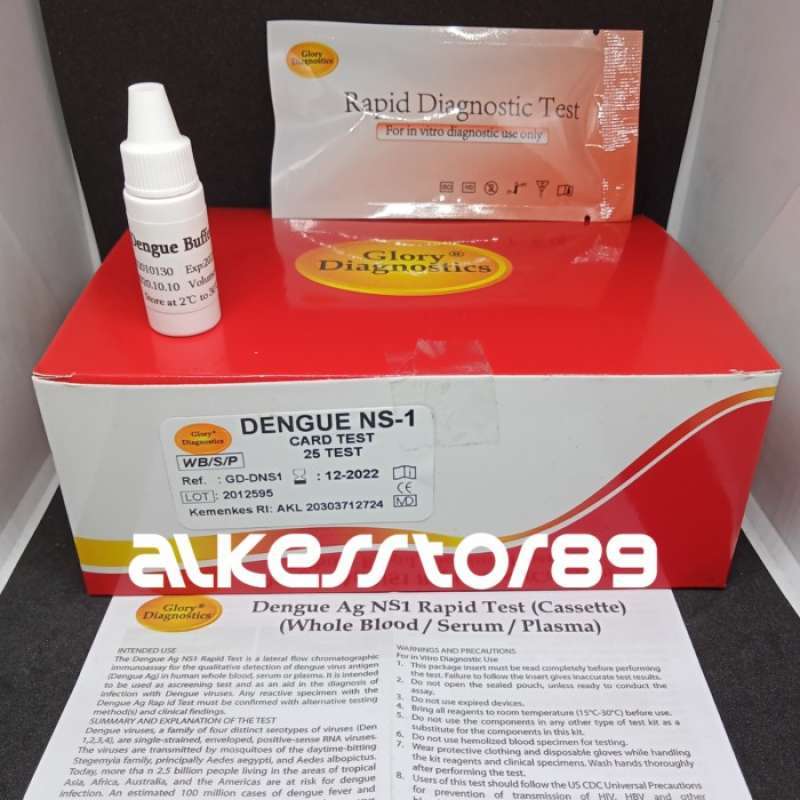 Promo Test Dengue Ns 1 Card Glory Diagnostics Diskon 17% Di Seller ...
