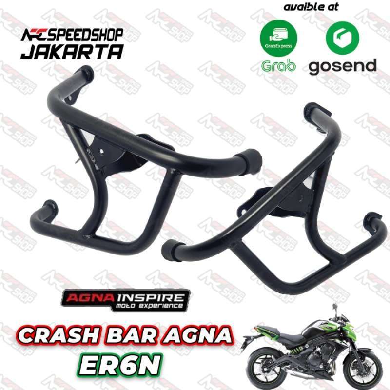 Promo Crash Bar Frame slider Agna ER6 & Versys 650 Pelindung Fairing ...
