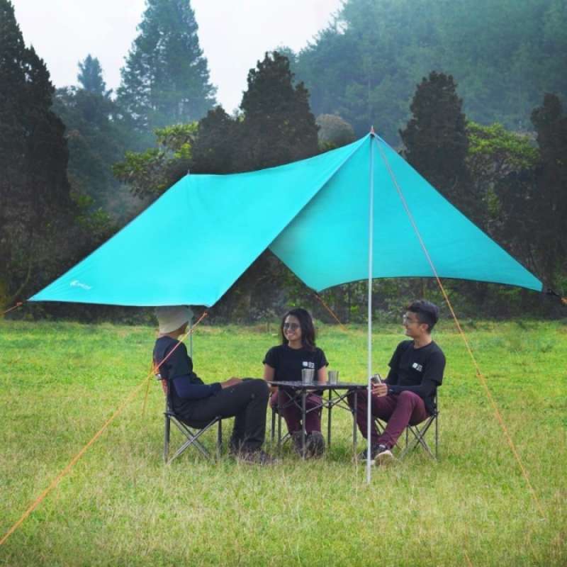 Jual Flysheet Chanodug Dengan Tiang Pole Fly Sheet Tenda Camping ...