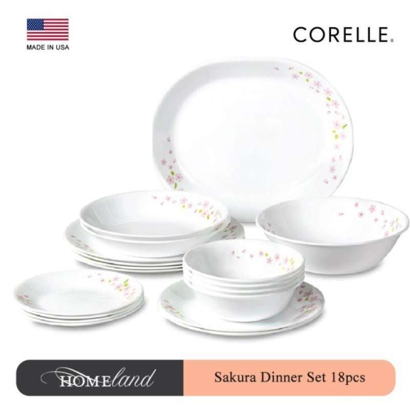 Jual Corelle Sakura Set 18Pcs di Seller Kuniy Store - Cengkareng Barat ...